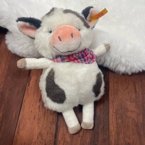 steiff | Toys | Steiff Mini Cowaloo Happy Farm Cow Plush | Poshmark